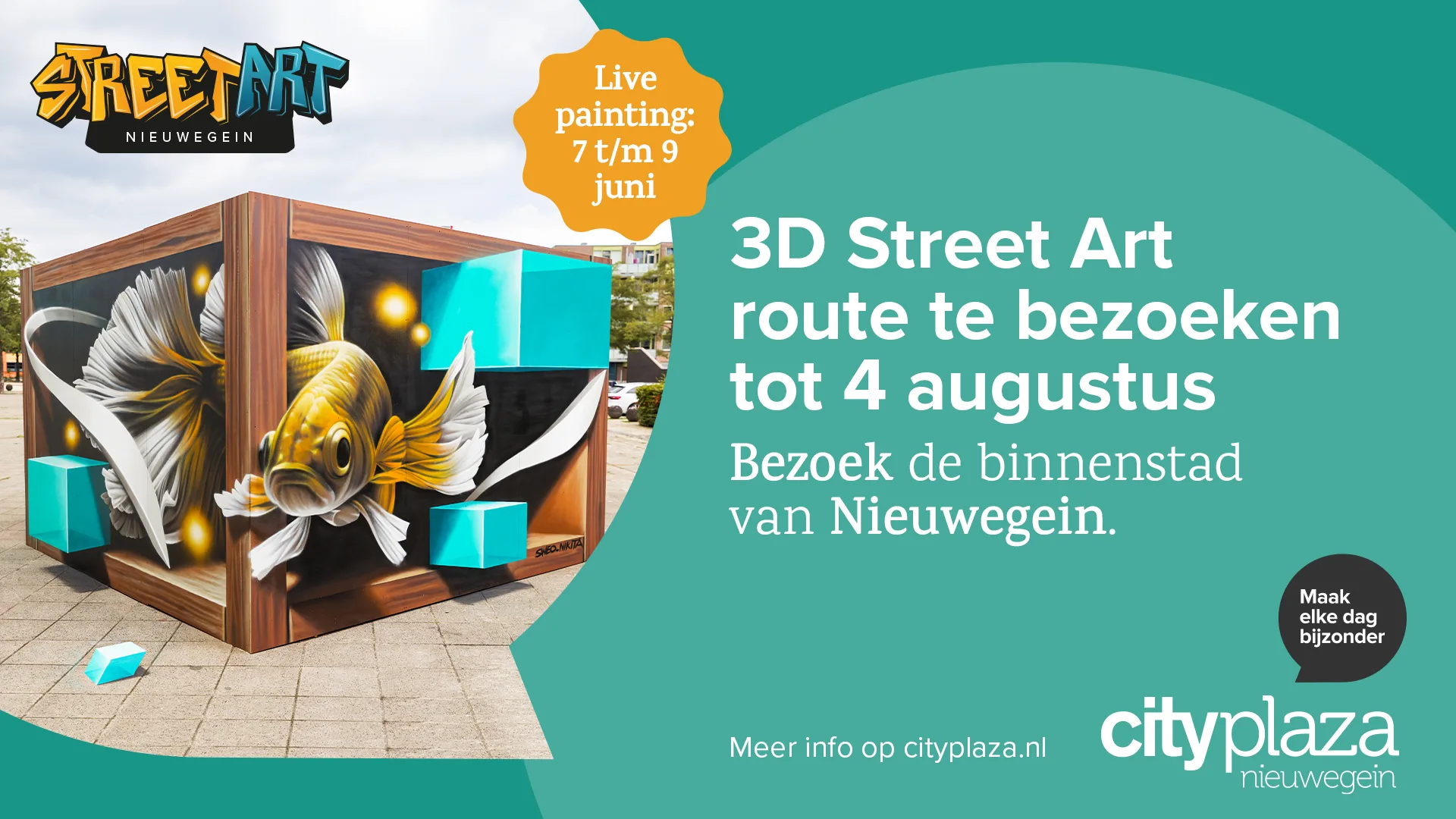 Street Art Nieuwegein keert terug met tweede editie van 3D kunstwerken ...